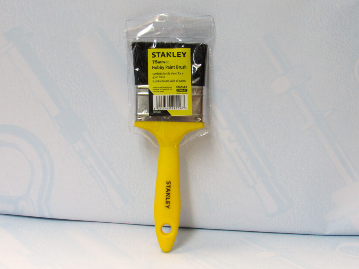 STANLEY 3" Hobby Paint Brush - Sky Blue Fixings - Fixings & Fasteners ...