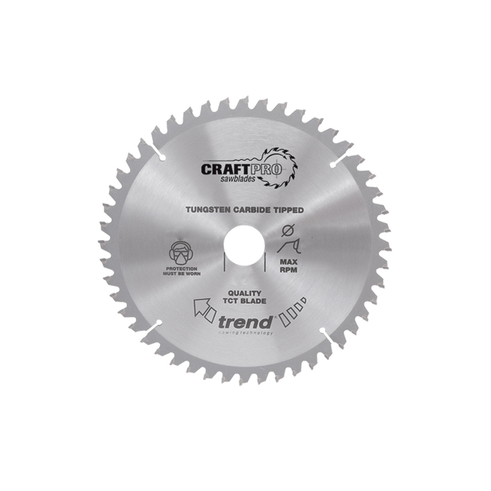 Trend 254mm X 96t X 30mm Craft Blade Tcp - Sky Blue Fixings - Fixings ...